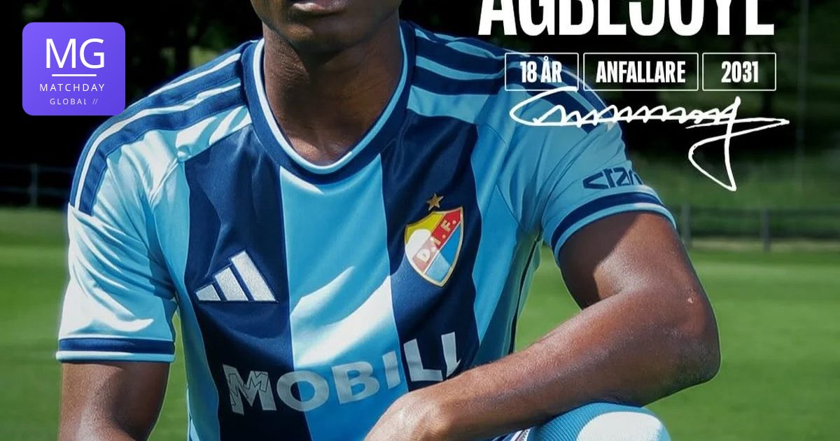 Confirmed: Left-footed Nigerian winger joins Djurgarden on five-year ...